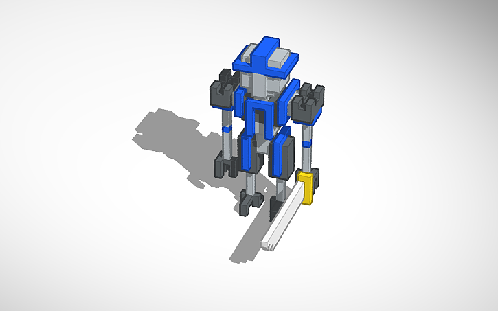 3D design Sword Bot Clone Drone in the Danger Zone - Tinkercad