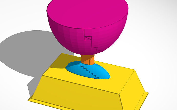 3D design Trophy - Tinkercad