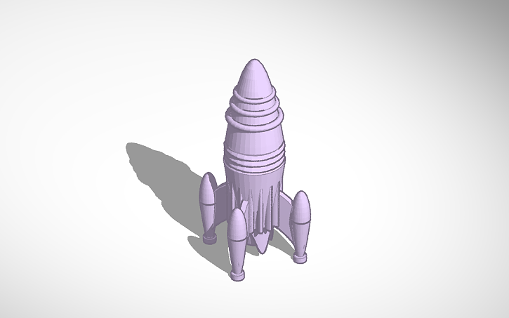 3d Design Spaceship Template Tinkercad