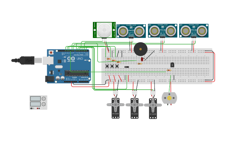 Circuit Design Projeto Arduino Tinkercad