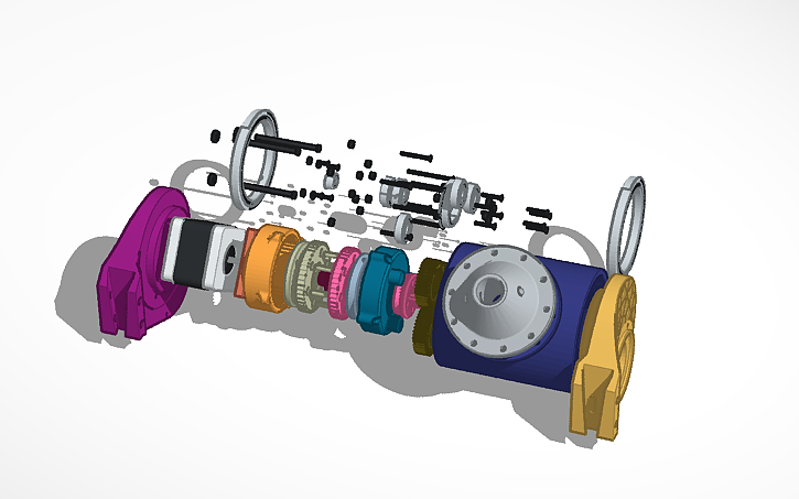 3D design V2.0 RE-RASSOR Shoulder Joint -Poly - Public - Tinkercad