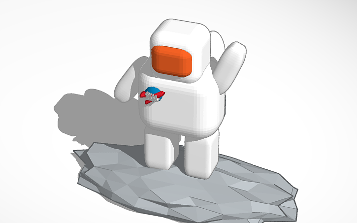 3D design Astronaut - Tinkercad