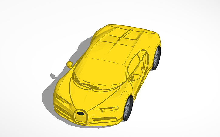 3D design Bugatti=vroomvroom. - Tinkercad