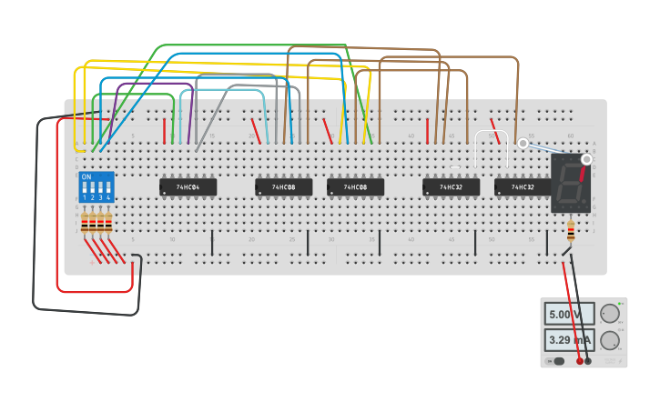 Circuit design Segment B - Tinkercad