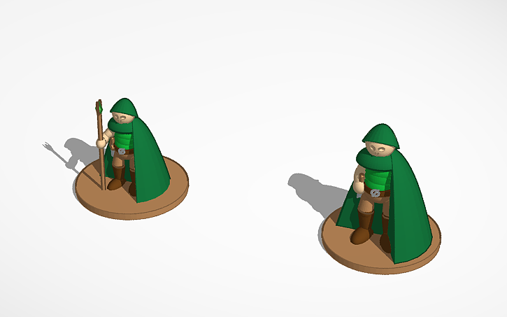 3D design DND mini - Tinkercad