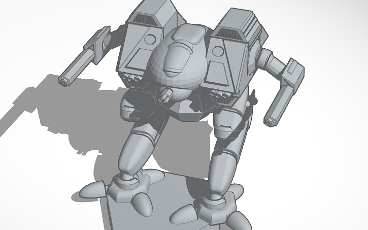3D design Penetrator PTR-4D mech for battletech (V3) - Tinkercad