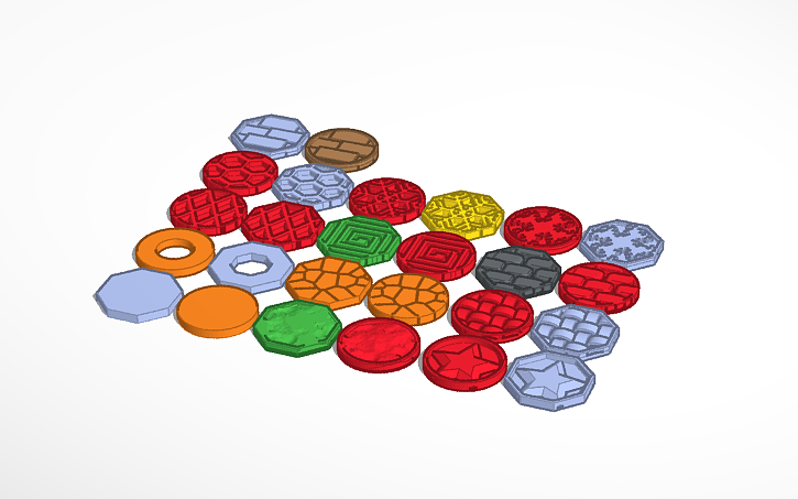 3D design Tokens | Tinkercad
