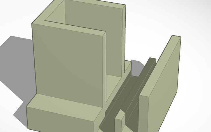 3d Design Linear Actuator Base Tinkercad