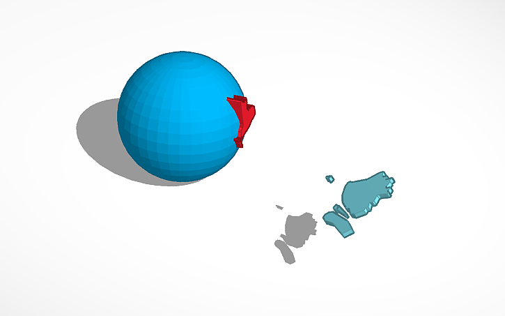 3D design Globe - Tinkercad