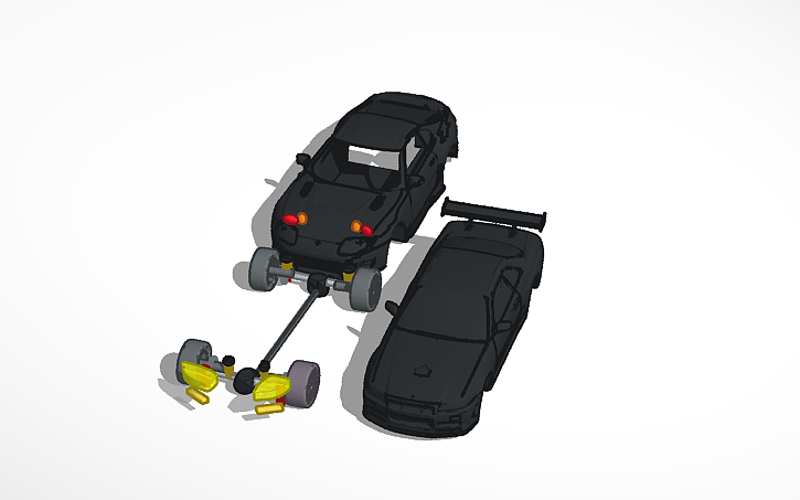 3D design JDM CAR - Tinkercad