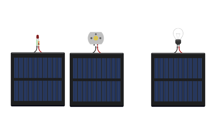 Circuit design solar panel control - Tinkercad