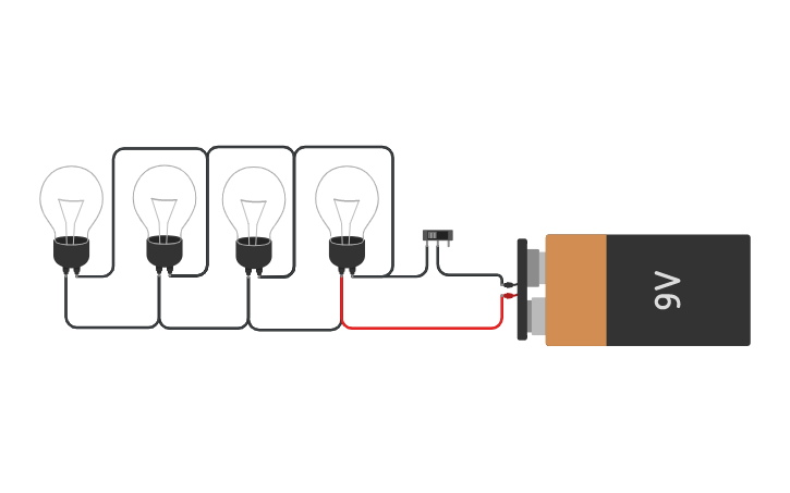 Circuit design Parallel Circuit - Tinkercad
