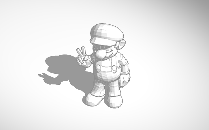 3D design Mario - Tinkercad