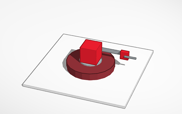 3D design Robotic Arm 3DOF - Tinkercad