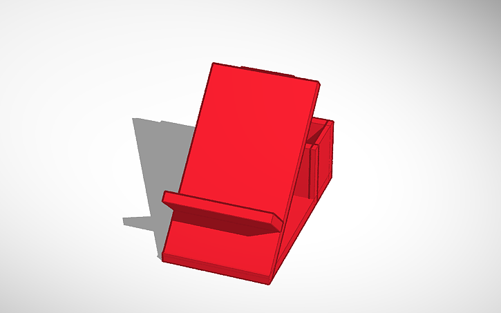 3D design Multipurpose Phone Stand - Tinkercad