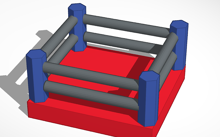 3D design Boxing Ring | Tinkercad