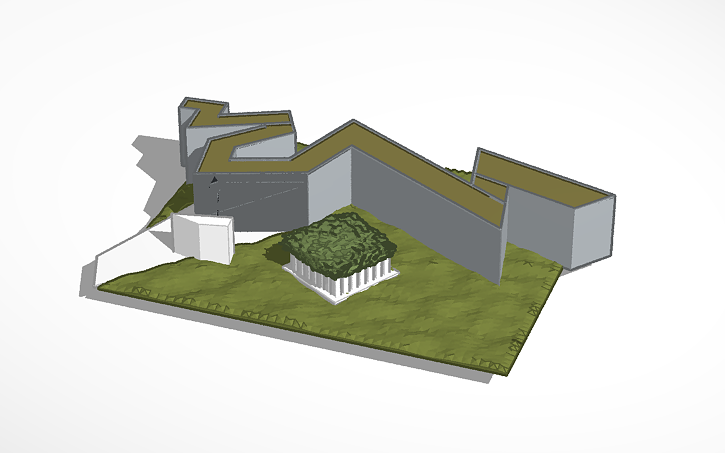 3D design Jewish Museum Berlin - Daniel Libeskind - Tinkercad