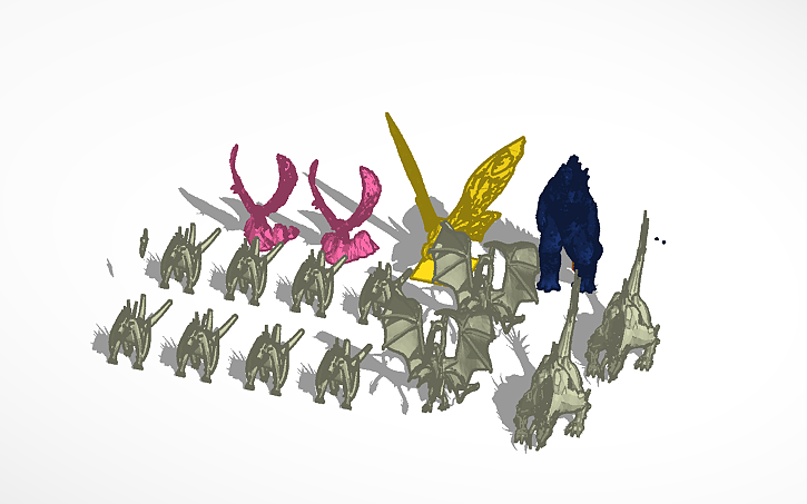 3D design Monster chess | Tinkercad