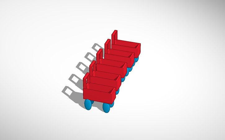 3D design Shopping Carts - Tinkercad