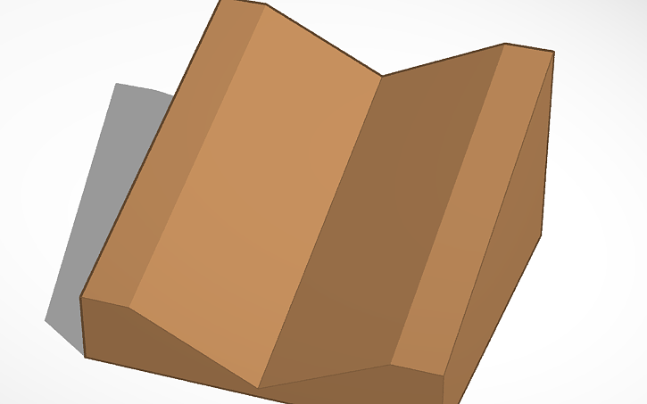 3D design V-shaped outcrop patterns | Tinkercad