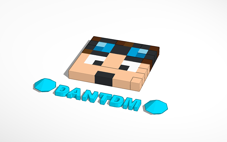 3D design DanTDM | Tinkercad