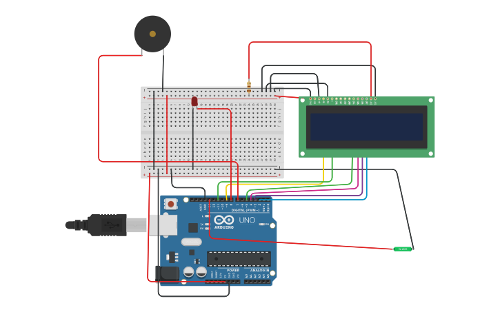 Circuit Design Tilt Sensor Tinkercad