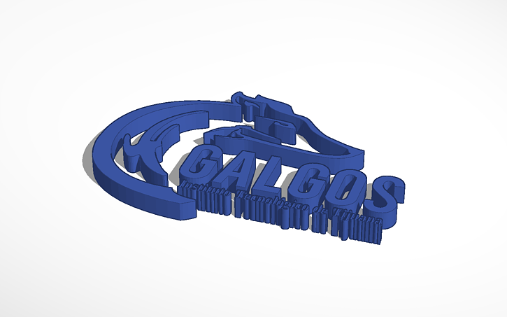 3D design Galgos Tec Tijuana ITT - Tinkercad