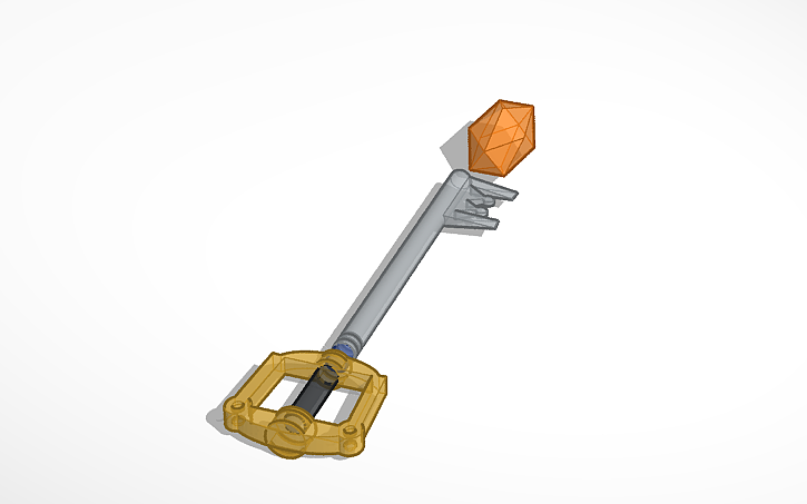 3D design Keyblade - Tinkercad