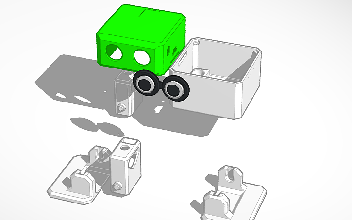 3D design Copy of FIRST ORIG - Otto DIY robot - Tinkercad