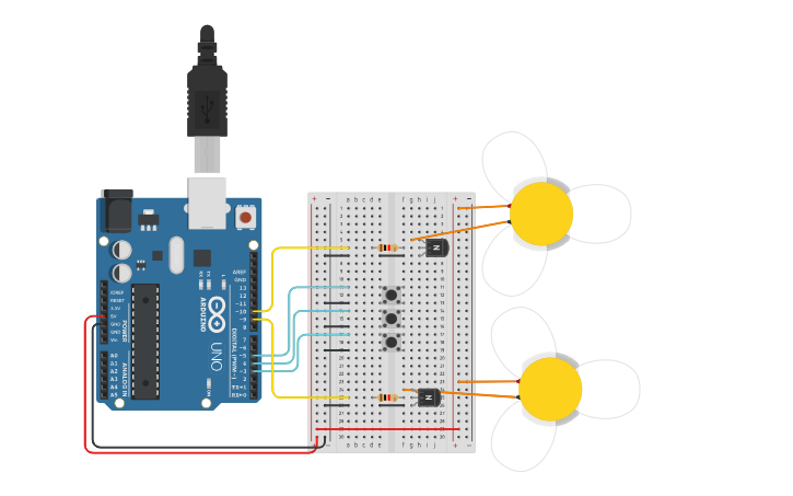 Circuit design Biomedical Workshop 1091268 - Tinkercad