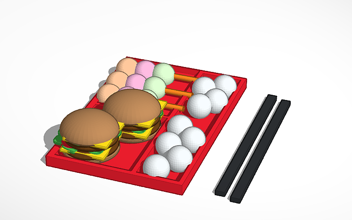 3D design food - Tinkercad