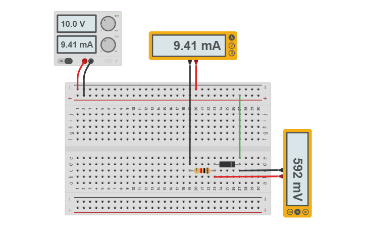 Circuit design Zenor diode | Tinkercad