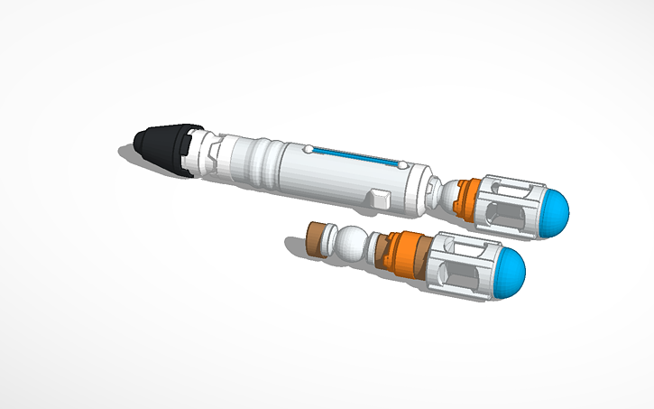 3D design Copy of 10th Sonic Screwdriver 12 - Tinkercad