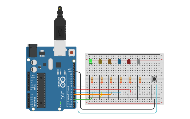 Circuit design Raihan Khalid Utia_1103194183_Modul 3 | Tinkercad