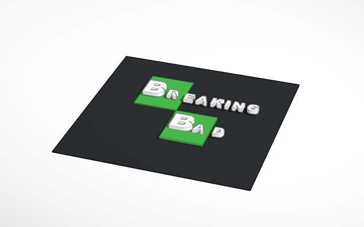 3D design Breaking Bad - Tinkercad