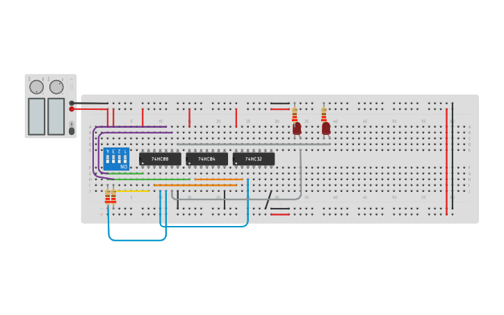 Circuit design ejercicio 2 - Tinkercad