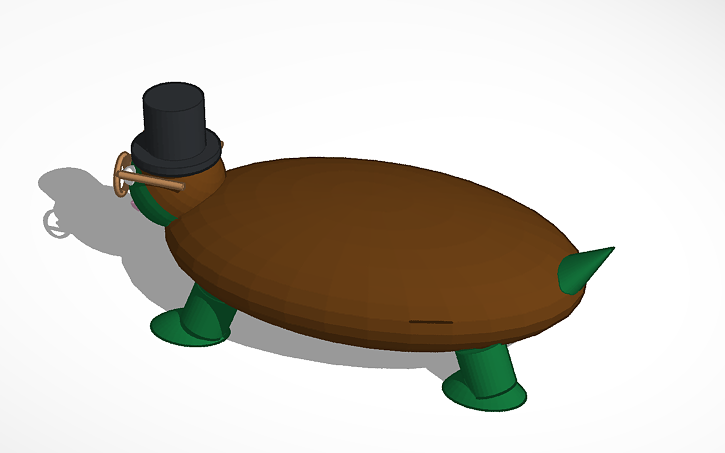 3D design Derpy Turtle | Tinkercad