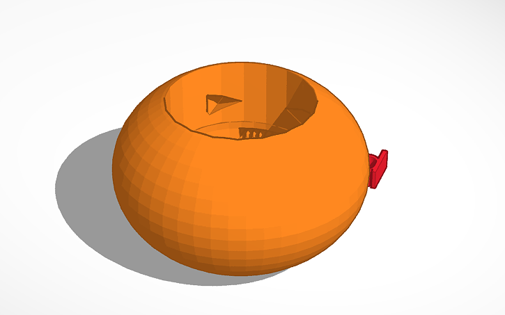 3D design pumpkin | Tinkercad