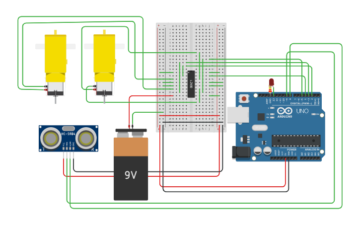 Circuit design Minor project | Tinkercad