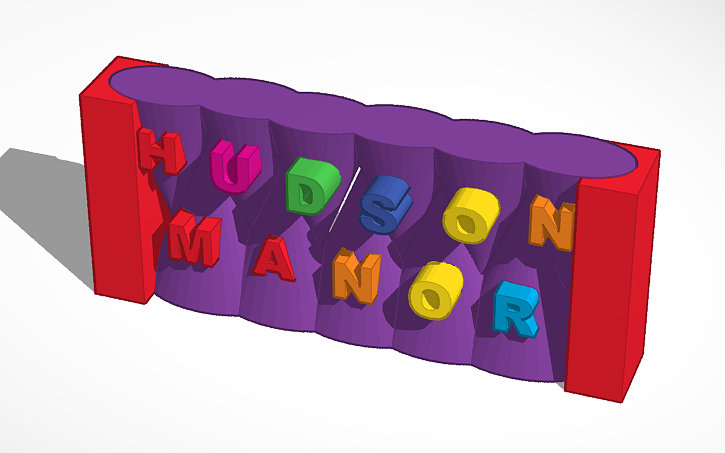 3D design Gate to Hudson Manor - Tinkercad