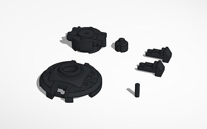 3D design Beyblade G Base +Engine gear - Tinkercad