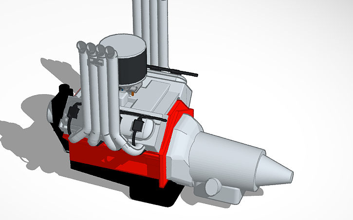 3D design ls derby engine - Tinkercad