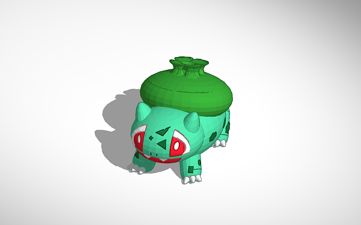 3D design Bulbasaur | Tinkercad