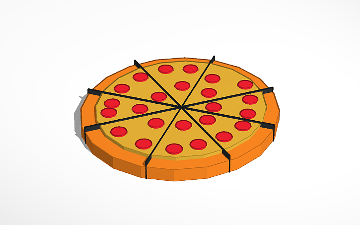 3D design Pizza Pizza - Tinkercad