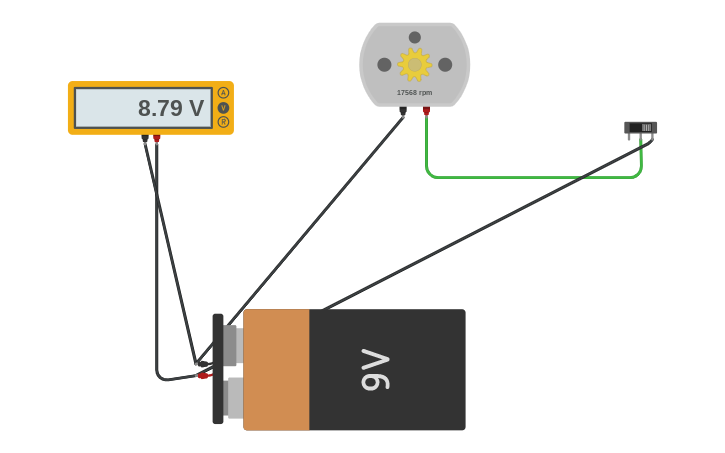 Circuit design IED 4.3.1 Motor Circuit - Tinkercad