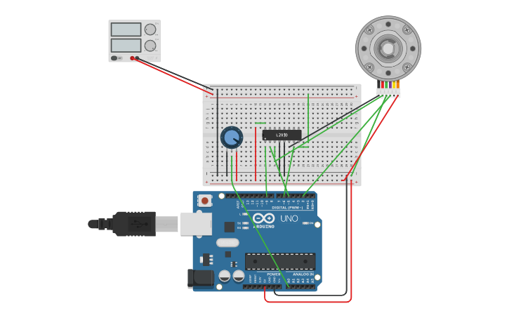Circuit design Actividad 5 - Tinkercad