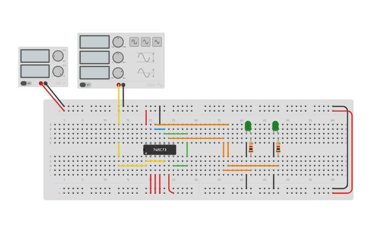 Circuit Design 2 Bit Synchronous Up Counter Tinkercad