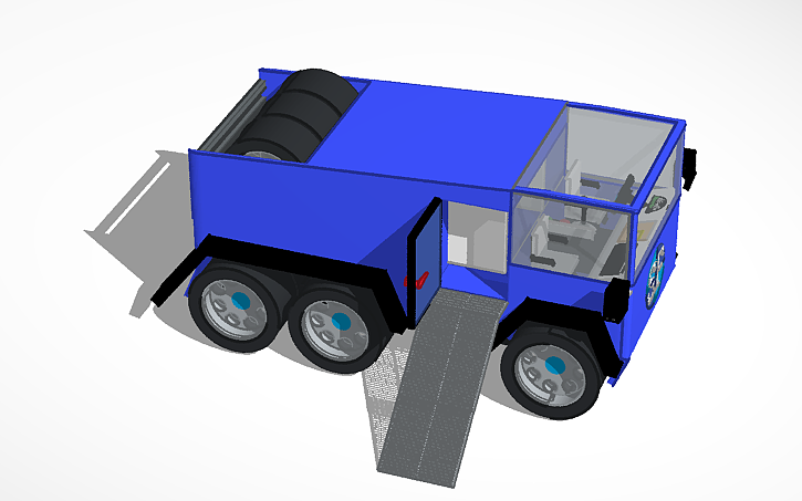 3D design Glarmino (Electric Dakar Rally Truck) - Tinkercad