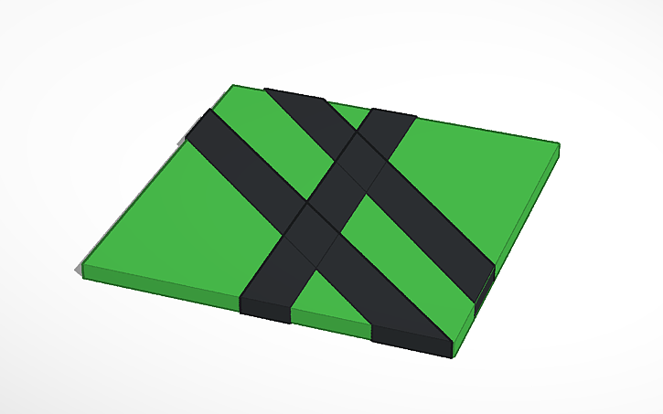 3D design Parallel Lines & Transversals 3D Template | Tinkercad