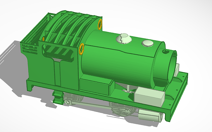 3D design Gauge 1 Percy s1/2 style laser cut files | Tinkercad